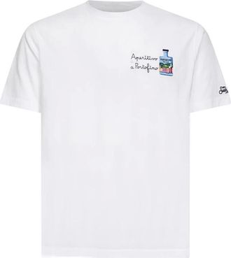 MC2 Saint Barth Homme, Tops, Blanc, Taille: XL T-shirt Portofino