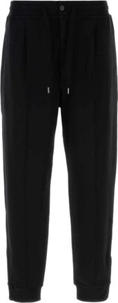 Brunello Cucinelli Homme, Pantalons, Noir, Taille: XL Cotton Blend Joggers