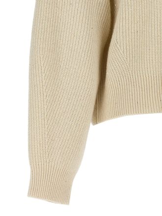 Brunello Cucinelli Cashmere Blend Sweater - White