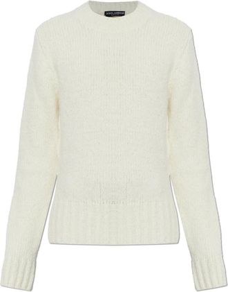 Dolce & Gabbana Pull col rond - Homme - Pulls - Blanc - Taille: L