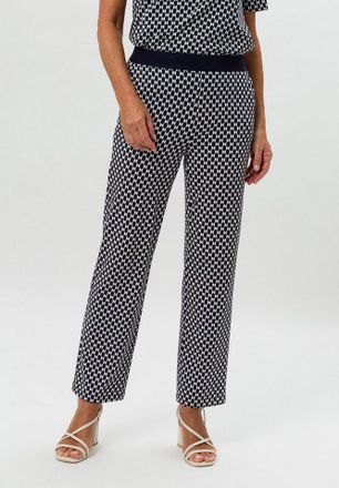 Frank Walder Schlupfhose mit graphischem Blickfangprint