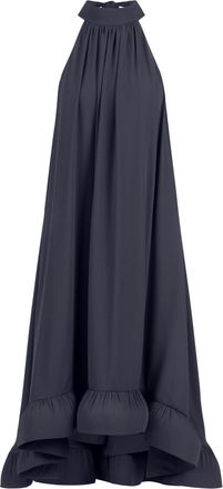 Apart Fashion APART Chiffonkleid mit Volantsaum, Nachtblau, 40