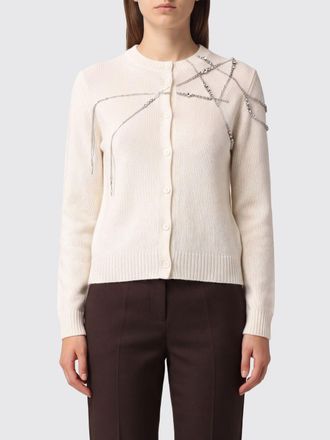 Fabiana Filippi Cardigan aus Kaschmir und Seide mit Kristallstickerei