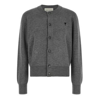 Ami De Coeur Cardigan - - Knitwear - Damen - Grau - 2XS