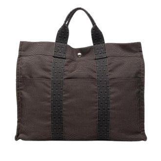Herm&egrave;s Pre-owned Herline MM Tote Bag - - Pre-owned - Damen - Braun - ONE SIZE