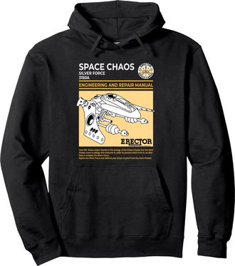 Meccano Erector Silver Force Raider Modellreparaturhandbuch Retro Pullover Hoodie