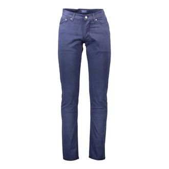 GANT Homme, Pantalons, Bleu, Taille: W30 L34 Jean Pantalon en Coton Bleu, Pantalon 5 Poches