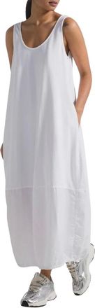 Deha Deha, Femme, Robes, Blanc, Taille: 42 FR Robe Ballons en Popeline