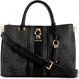 Guess Erenia Girlfriend Sacoche pour femme avec logo Coal Taille unique