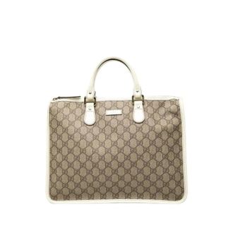 Gucci Pre-owned Canvas Satchel - Femme - Pre-owned - Beige - Taille: ONE Size