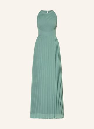 Apart Plisseekleid gruen