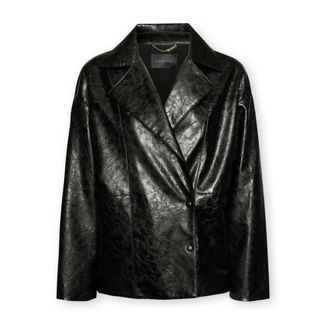 Elena Miro Used-effect Jacket - - Jackets - Damen - Schwarzk - L