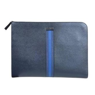 Prada Pre-owned Vintage Clutch Bag - - Pre-owned - Herren - Blau - ONE SIZE