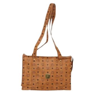 MCM Pre-owned Cuir sacs-ports-paule - Femme - Pre-owned - Brun - Taille: ONE Size