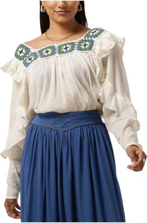 Louizon Damen, Blusen & Hemden, Wei&szlig;, M/LGr&ouml;&szlig;e