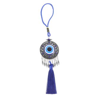 Holibanna Evil Eye Anh&auml;nger T&uuml;rkisches Blau Schutzanh&auml;nger mit Quaste f&uuml;r Auto und Wanddekoration B&ouml;ser Blick Gl&uuml;cksbringer Langlebig und Wiederverwendbar gegen
