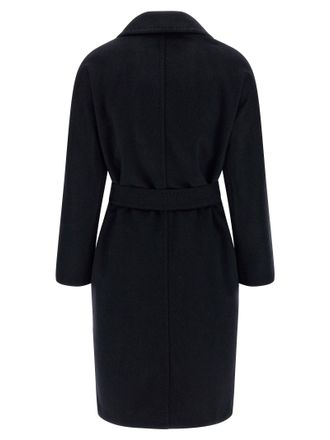 Max Mara Panteon Coat - Black