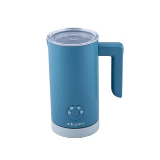 Tognana Iridea, Milchaufschäumer, Kunststoff - Edelstahl, Zuckerpapierblau