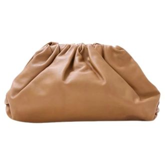 Bottega Veneta Pre-owned Cuir pochettes-minaudieres - Femme - Pre-owned - Brun - Taille: ONE Size