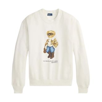 Polo Ralph Lauren SweaT-shirt - Femme - Sweatshirts et sweats &agrave; capuche - Blanc - Taille: 40 FR