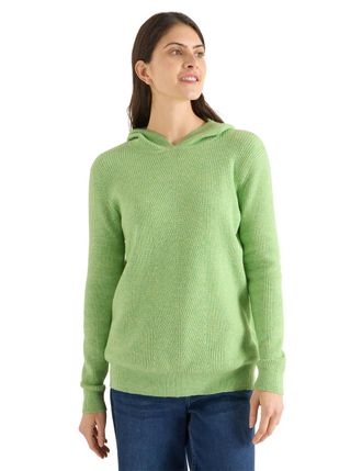 Cecil Softer Kapuzenpullover Bamboo Green Melange XXL