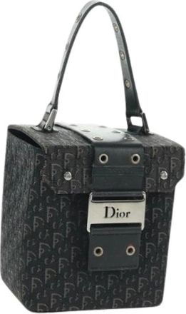 Dior Sac Mini Vintage en Toile Pre-owned - Femme - Pre-owned - Noir - Taille: ONE Size