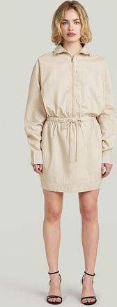 G-Star Utility Dress Long Sleeve - Beige - Damen