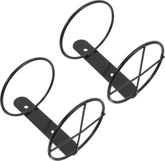 BESPORTBLE 2 Stück Wandweinregal aus Metall Zur Wandmontage Einzelner Flaschenhalter für Weinflaschen Langlebiges Präsentationsregal für Küche und Bar