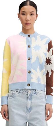 Never Fully Dressed Femme, Pulls, Multicolore, Taille: 36 FR Cardigan en maille boutonn&eacute;e