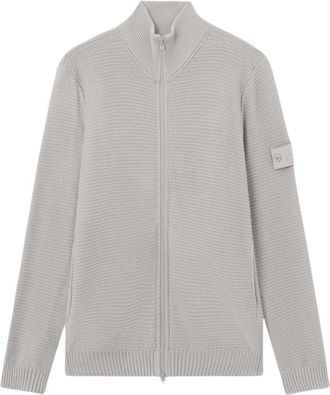 Stone Island Homme, Pulls, Gris, Taille: XL Gilet Zipp&eacute; Ample