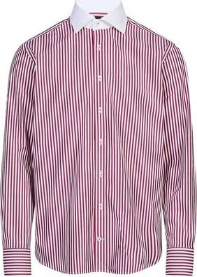 van Laack Chemise ray&eacute;e en coton