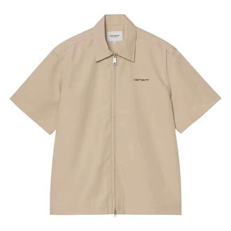 Carhartt Work in Progress Chemise Zipp&eacute;e S/S Postal Zip Carhartt WIP