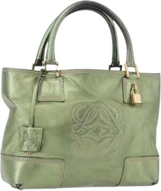Loewe Sac cabas CD Pre-owned - Femme - Pre-owned - Vert - Taille: ONE Size