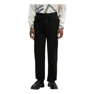 Emporio Armani Chinos en Coton Confort - Homme - Pantalons - Noir - Taille: XL