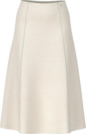Marc Cain Femme, Jupes, Beige, Taille: 40 FR Rokken Midi Skirt