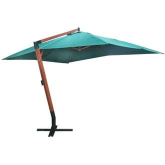 vidaXL Parasol flottant Melia 300 x 400 cm Vert