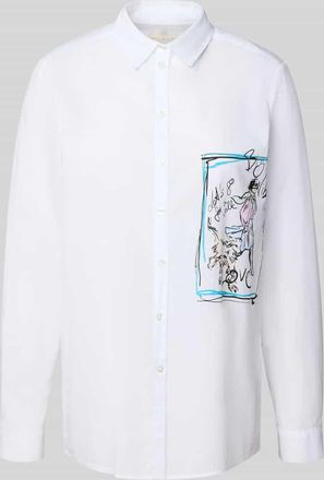 Milano Regular Fit Hemdbluse mit Knopfleiste