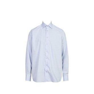 Eton Chemise droite col classique en coton imprim&eacute;