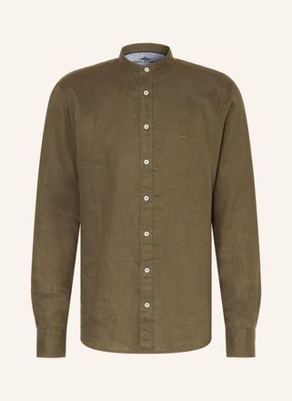 Fynch-Hatton Fynch-Hatton Leinenhemd Regular Fit gruen