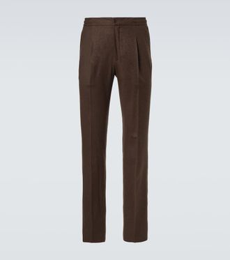 Rubinacci Pantalon en laine vierge