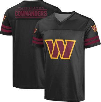 Foco NFL Herren Offizielles Lizenzprodukt Primary Logo Alternate Color Game Day Team Trikot, Washington Commanders, Schwarz, L