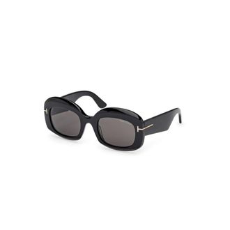 Tom Ford Femme, Accessoires, Noir, Taille: 51 MM Authentiques Lunettes Carmen-02, Qualit&eacute; Premium
