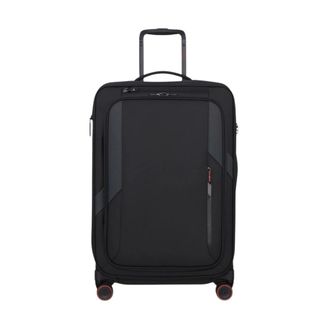 Samsonite unisex, Valises, Noir, Taille: ONE Size Glazed Spinner Extensible 67cm
