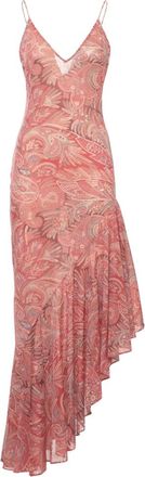 Etro Femme, Robes, Multicolore, Taille: 38 FR Robe Midi Asym&eacute;trique Paisley