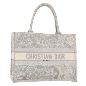 Dior Pre-owned Canvas Tote Bag - - Pre-owned - Damen - Grau - ONE SIZE