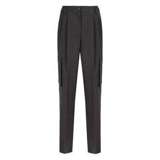 Herno Damen, Hosen, Grau, LGr&ouml;&szlig;e