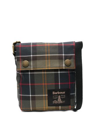 Barbour sacoche à motif tartan - Vert