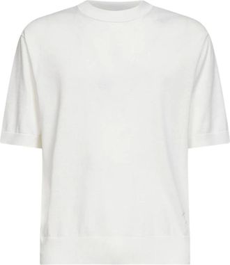 Laneus Homme, Pulls, Blanc, Taille: L Maglietta Girocollo Manica Corta
