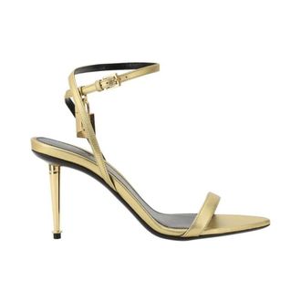 Tom Ford Femme, Chaussures, Jaune, Taille: 37 EU Sandales &Eacute;l&eacute;gantes &agrave; Talons Aiguilles et Cadenas