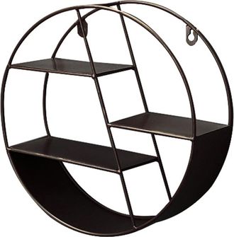 Generico Schwebendes Wandregal, schwebendes Metallregal, Wandmontage, 29 x 29 x 9,5 cm, schwimmende Regale, Dekoration von Metallregalen für Wohnzimmer